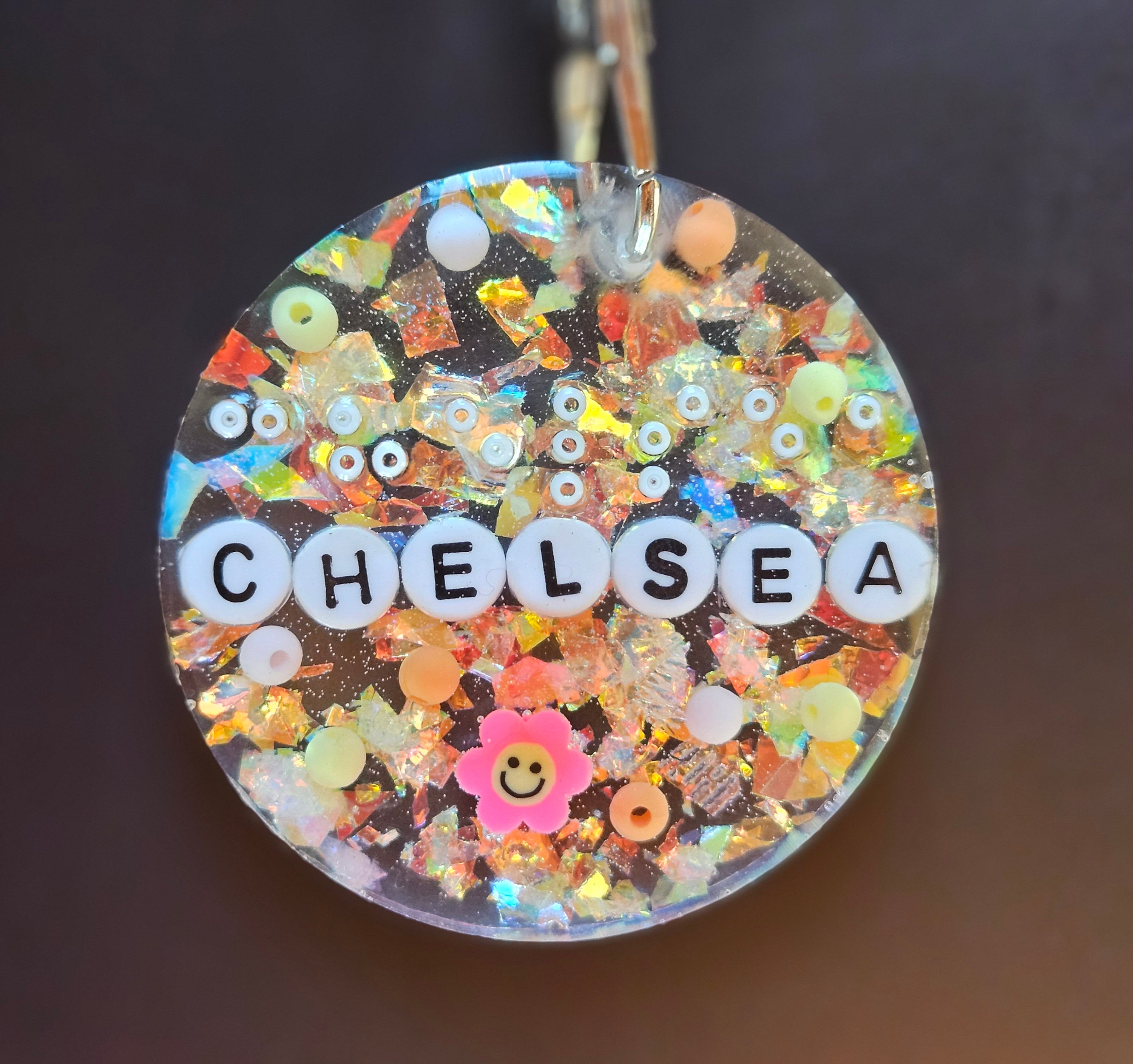 BRAILLE & Letter Bead Name Tags / Keychains - Etsy