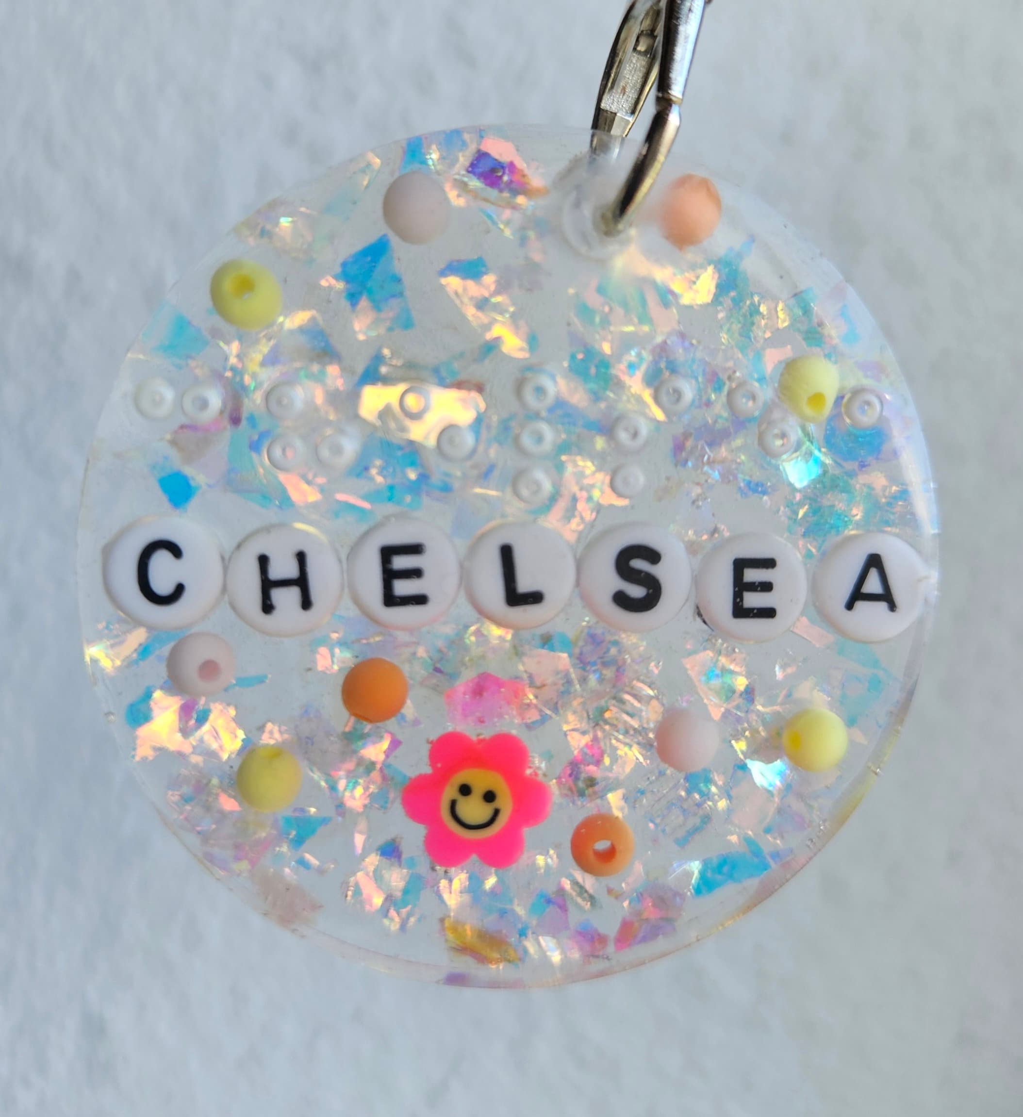 BRAILLE & Letter Bead Name Tags / Keychains - Etsy