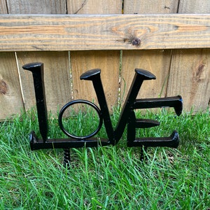 Love in Spikes Yard Sign - Etsy