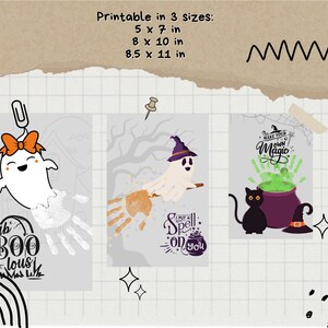 Printable Halloween Hand Print Craft Mega Bundle 24 Templates - Etsy