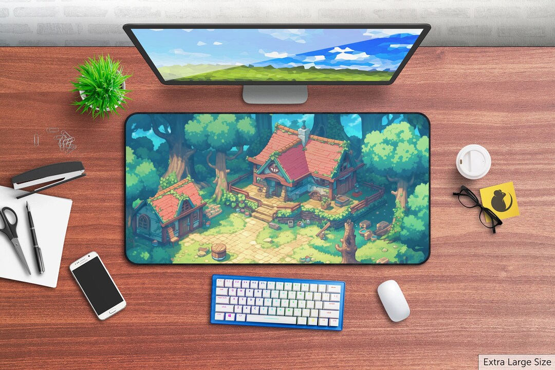 Link to the Past Mouse Pad, Zelda Style Deskmat, 8-bit Desk Mat, 90s ...