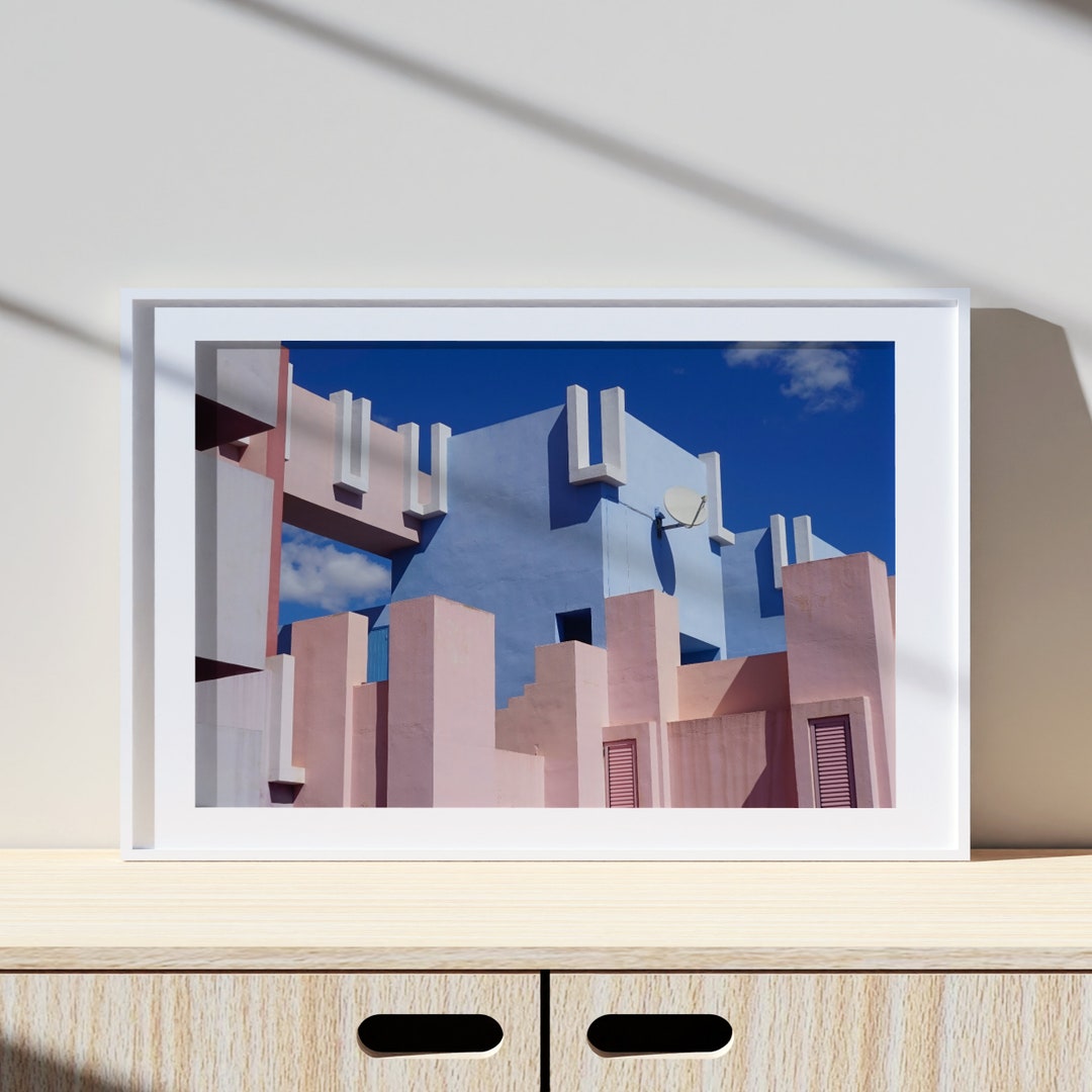 La Muralla Roja Calpe. Spain Photography Print Lifestyle - Etsy