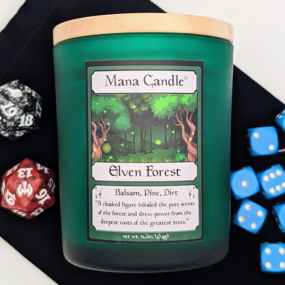Magic, the Gathering Gift | Small Mana Candle 6oz | Smells Like Forest, Swamp, Fire, Etc. | MTG ...