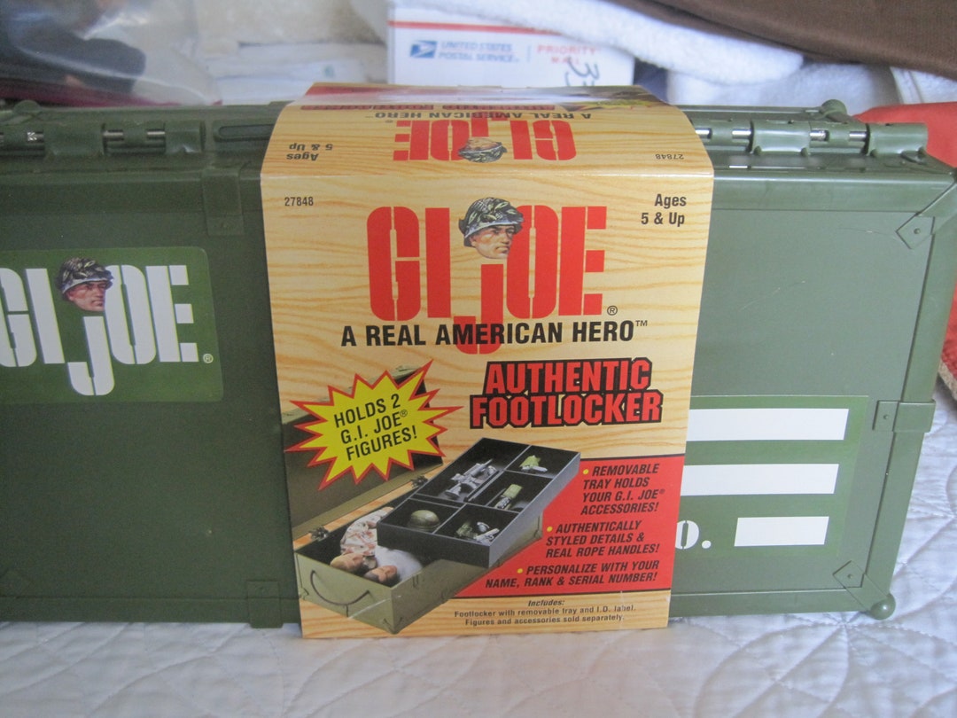 Brand New Gi Joe Footlocker With 2 Men and Some Accesories - Etsy