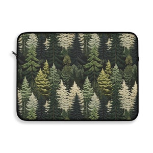 Purple Mystical Mushroom Laptop Sleeve, Cottagecore Wildflower Witchy ...