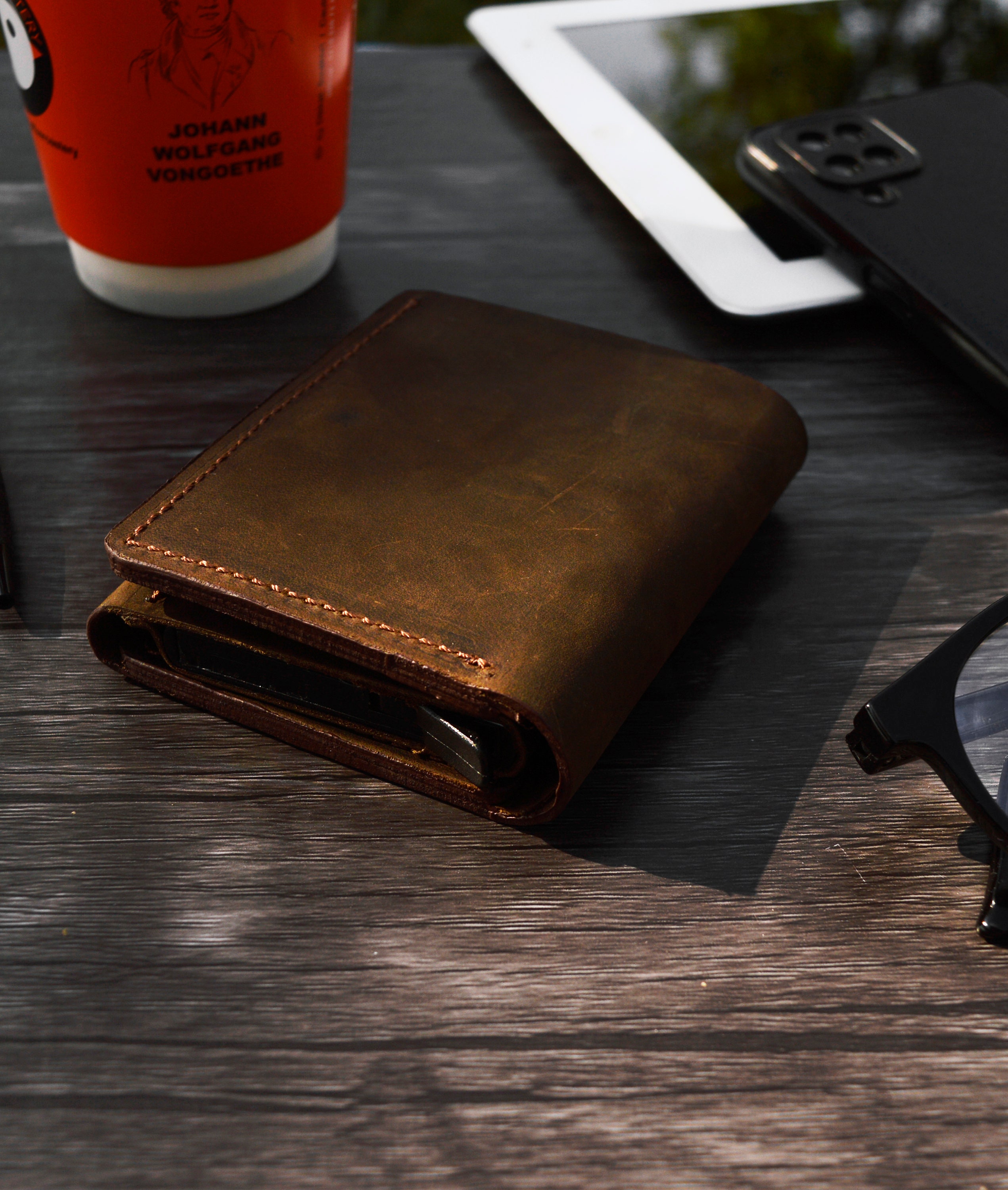 Real Leather Wallet for Men , High Quality Leather Wallet , Gift for ...