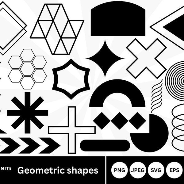 Basic Shapes Svg - Etsy