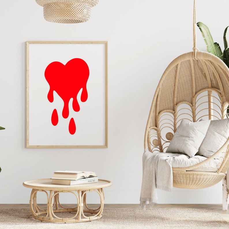 Dripping Heart SVG Dripping Heart Cut Files Dripping SVG 15 Design ...