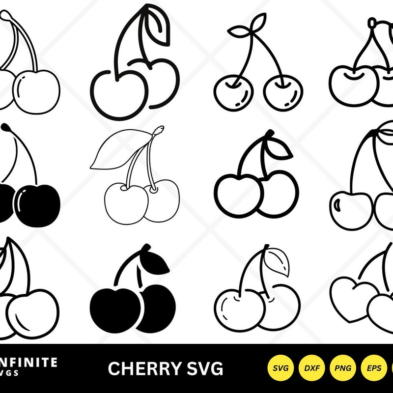 Cherry Svg - Etsy