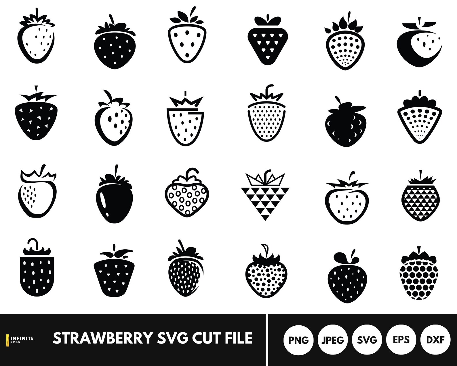 Strawberry Svg - Strawberries Svg - Strawberry Clipart - Fruit Svg ...