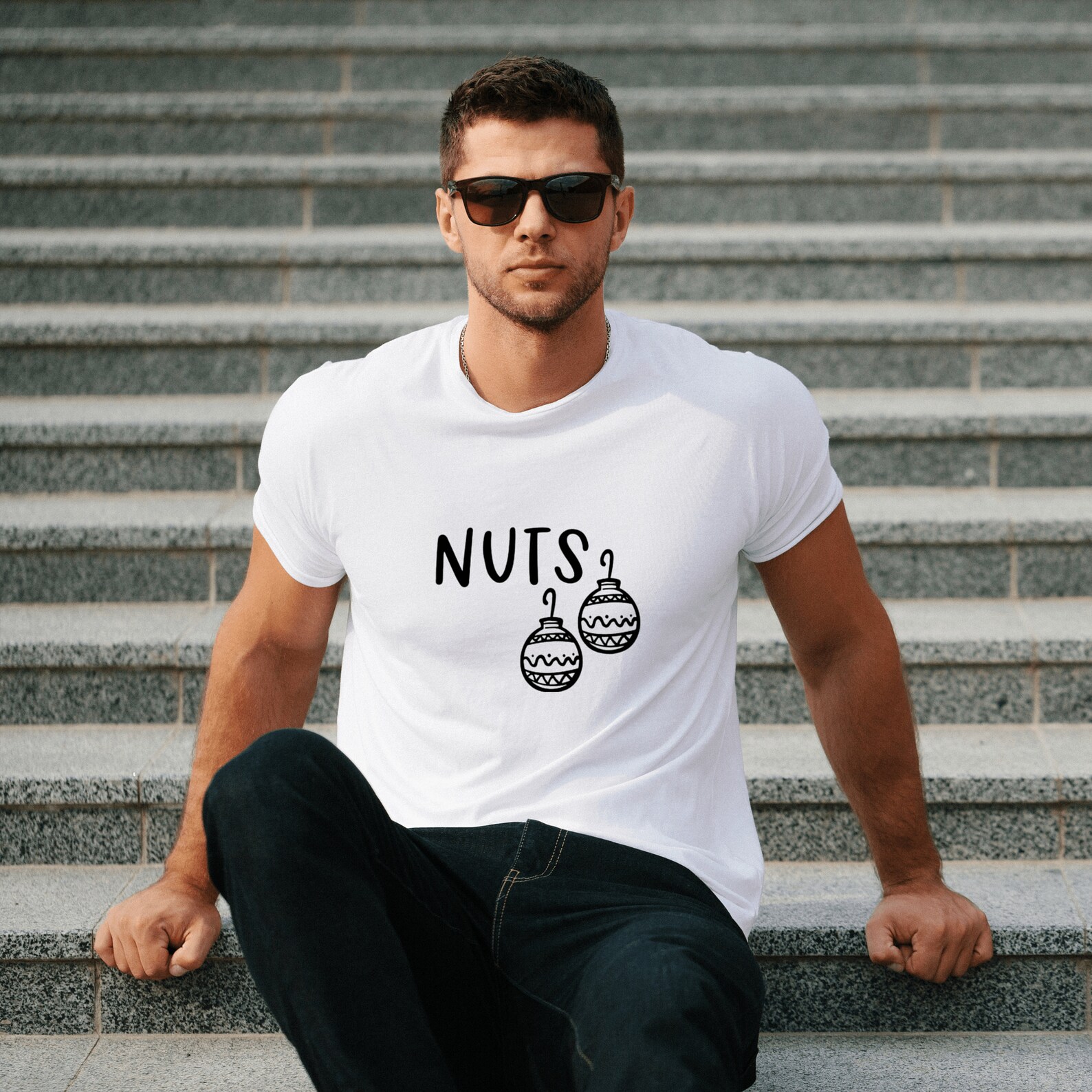 Chest Nuts Svg - 16 Design - Christmas Couple Shirt Svg - Adult ...