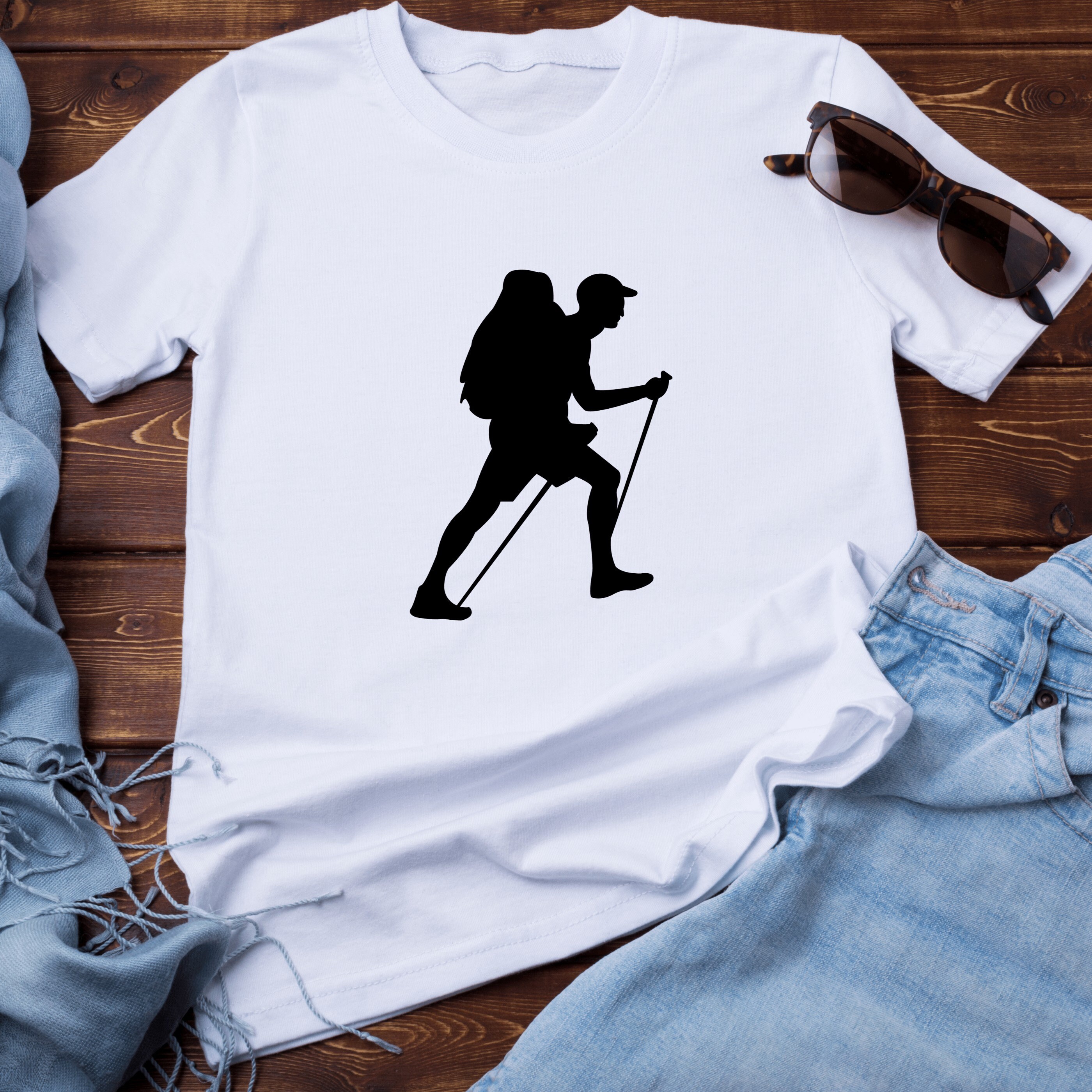Hiking Svg Bundle, Male Hiker Svg, Female Hiker Svg, Mountain Svg ...