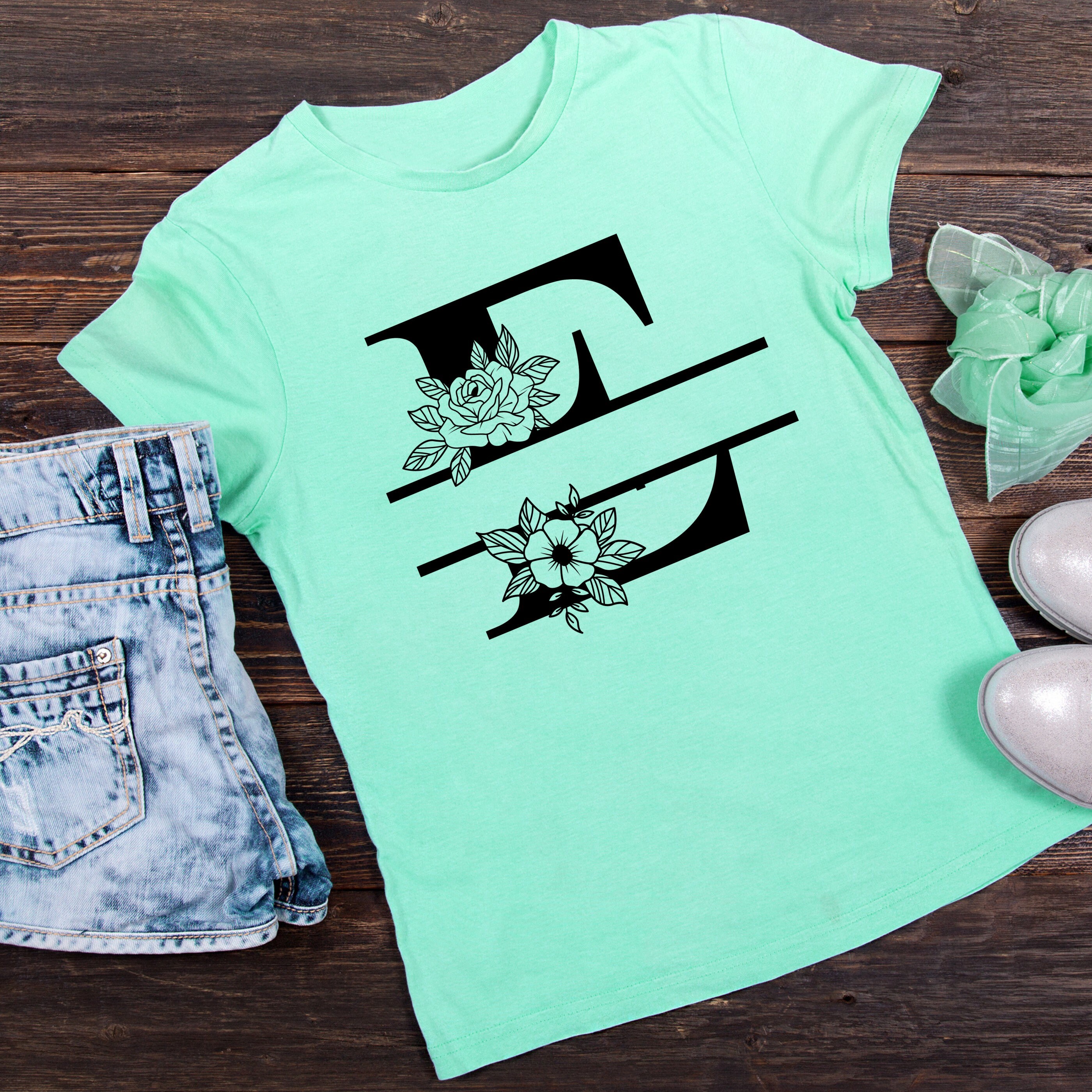 Split Monogram Svg, Split Monogram Svg Letters, Monogram Bundle ...