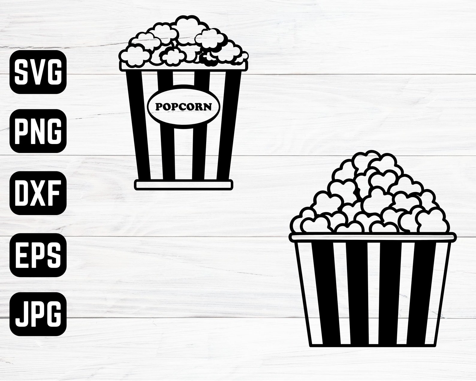 Popcorn SVG - Popcorn Cut File - 17 Design - Popcorn Png - Popcorn ...