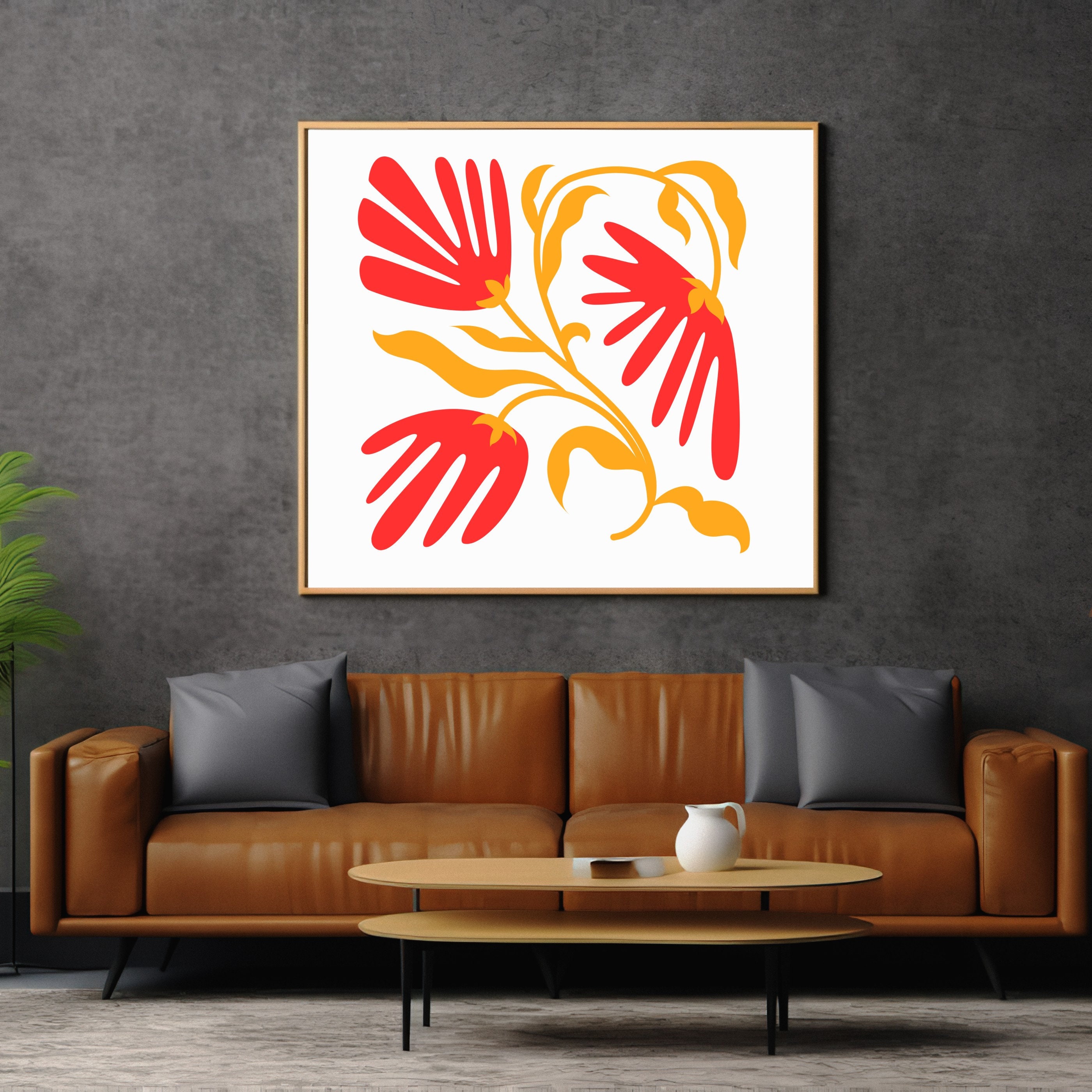 Abstract Flower Svg, Floral Svg, Flower Clipart, Retro Flower Svg ...