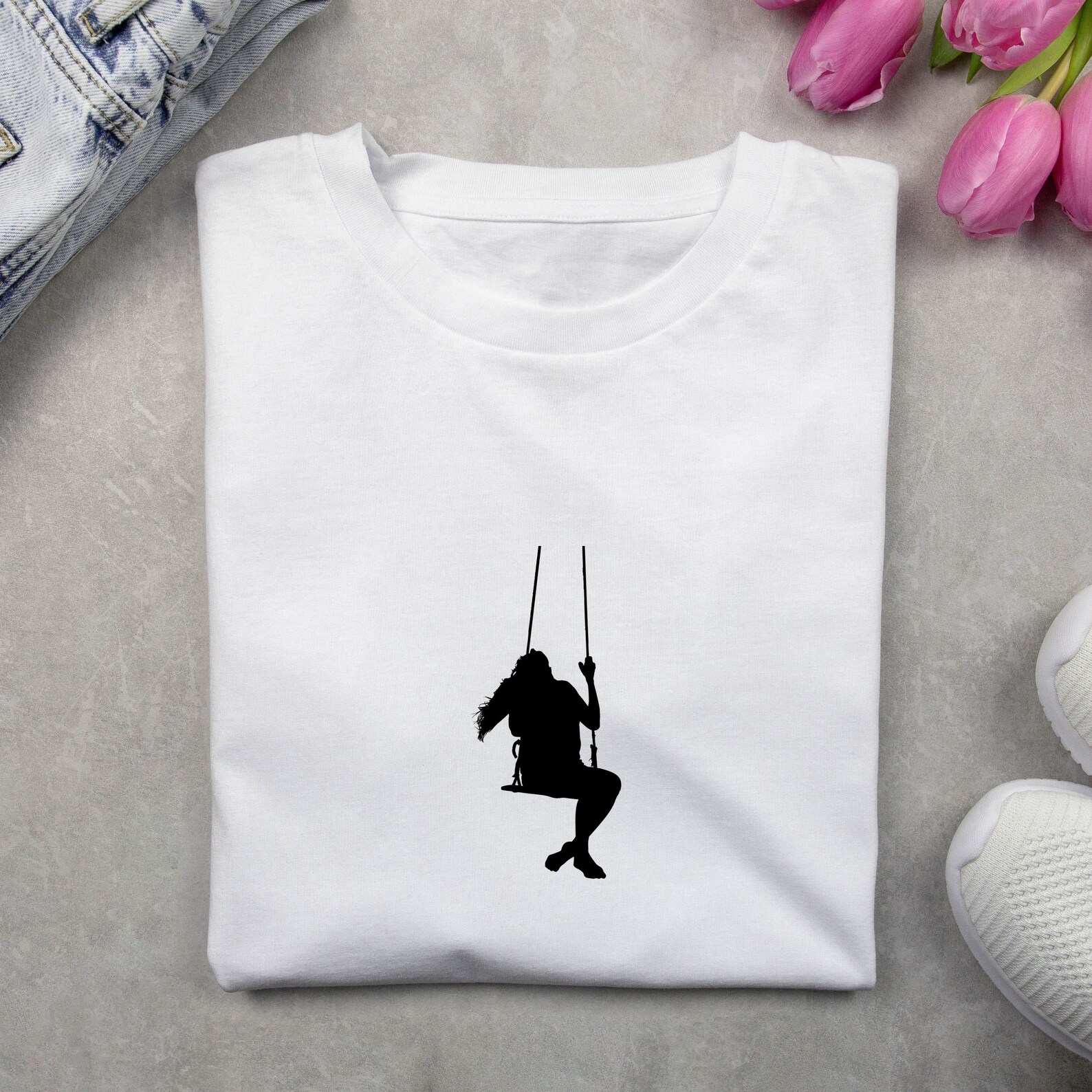 Swing Svg, Swing Clipart, Girl Swinging Svg, Kids Swinging Svg ...