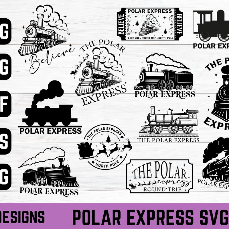 Polar Express Svg - Etsy