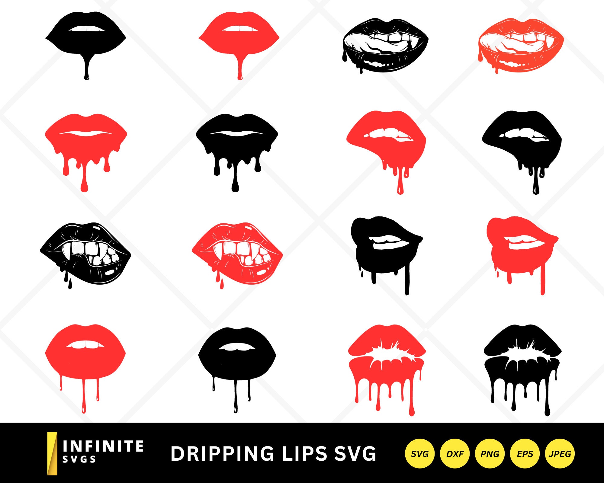 Dripping Lips Svg 16 Design Lips Svg Bitting Lips Svg Dripping Lips
