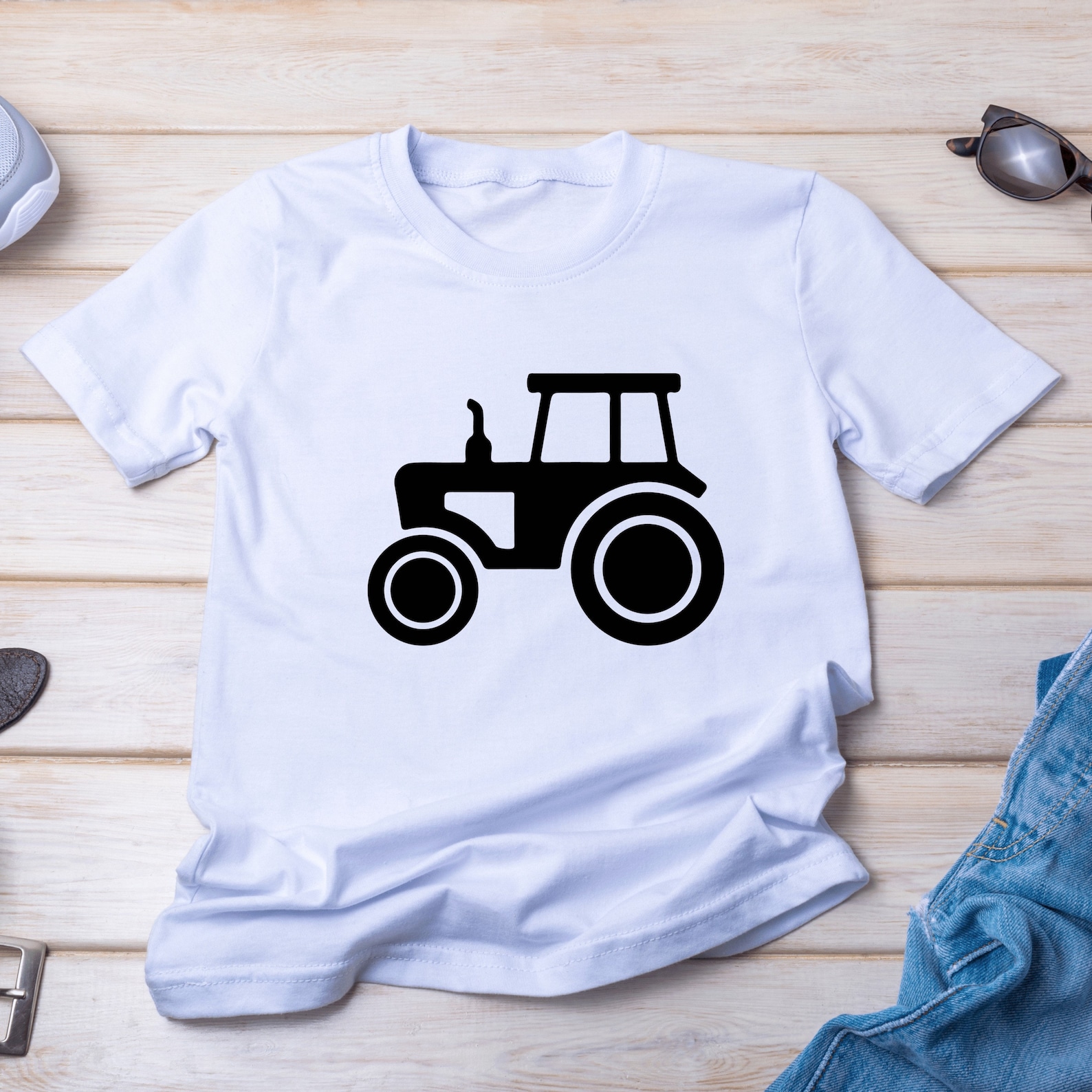 Tractor Svg, Tractor Clipart, Old Tractor Svg, Tractors Silhouette ...