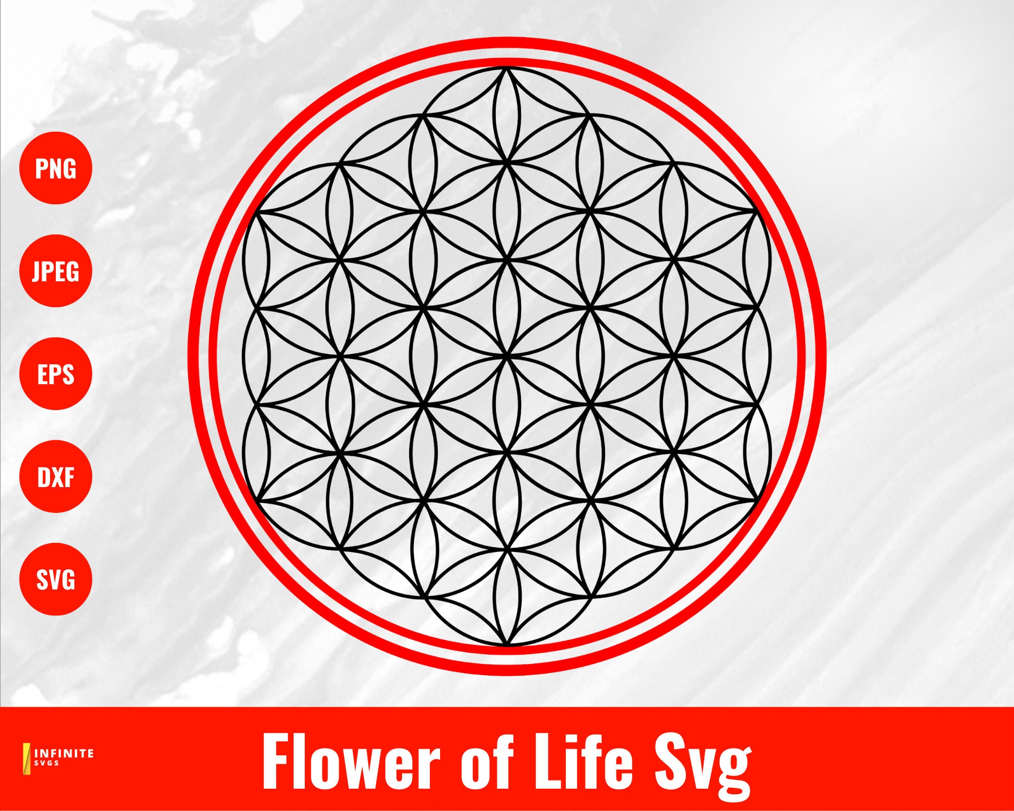Flower of Life Svg Instant Download Sacred Geometry Svg Spiritual ...