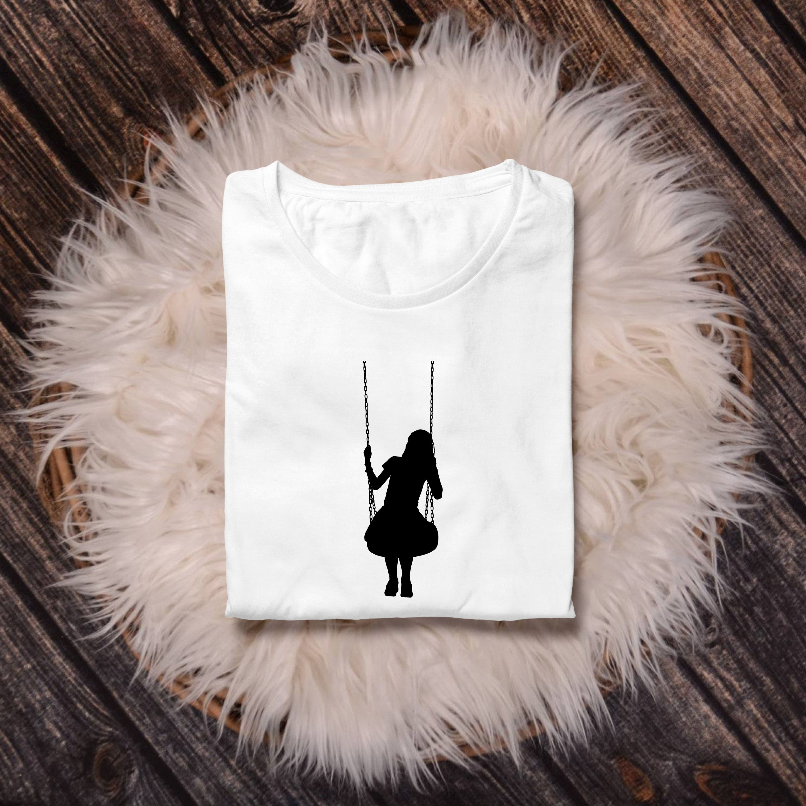 Swing Svg, Swing Clipart, Girl Swinging Svg, Kids Swinging Svg ...