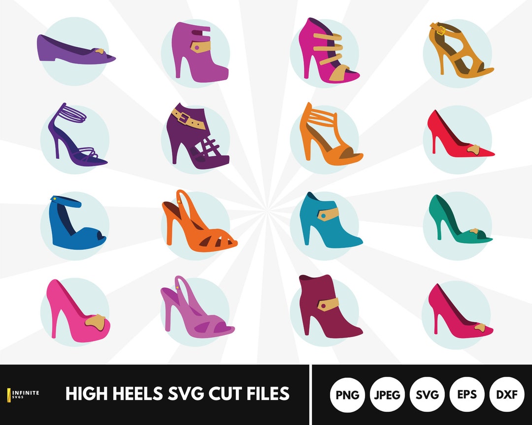 High Heels Svg - Stiletto Svg - Shoes Svg - High Heels - Style SVG ...