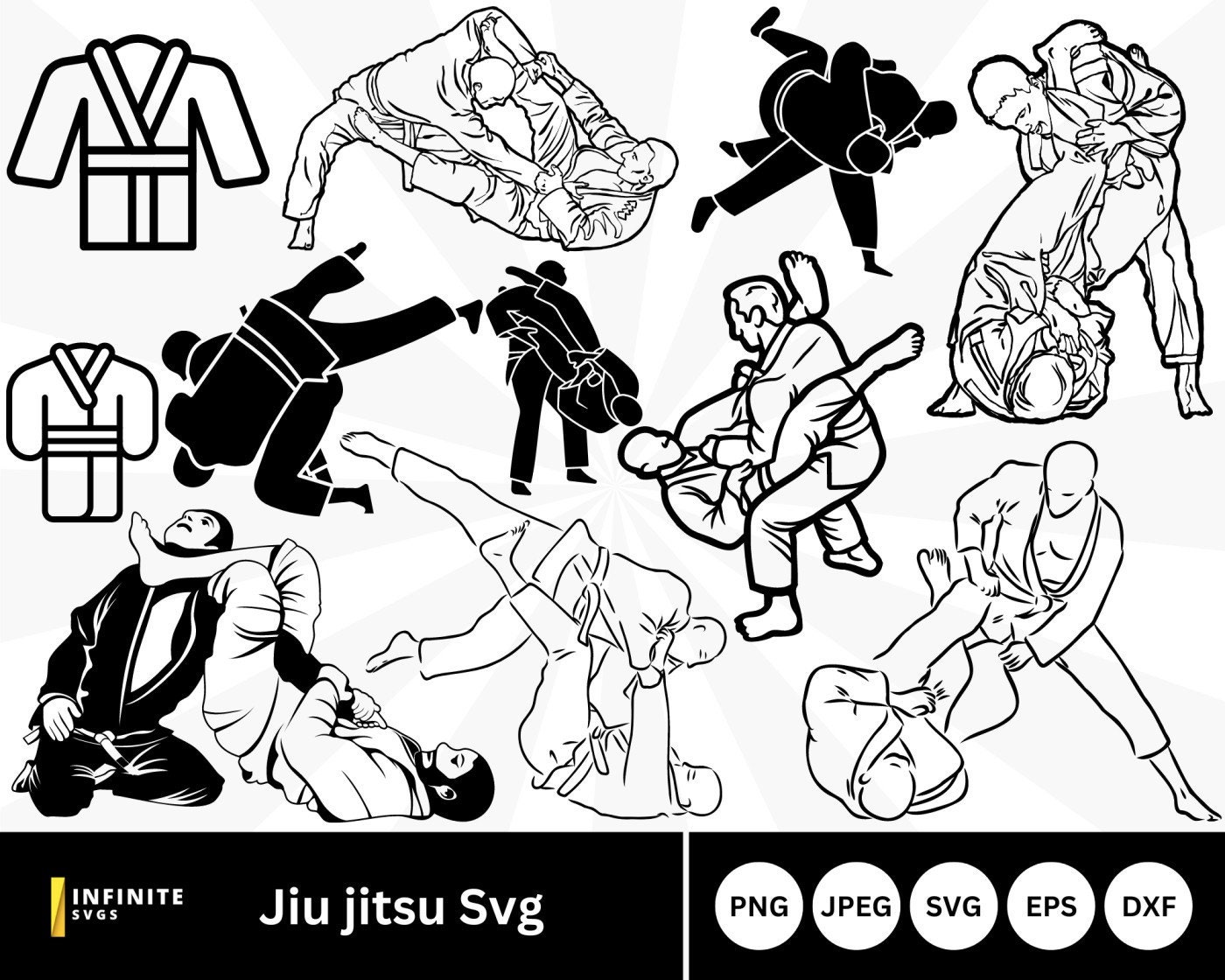 Jiu-jitsu Svg, Jiu Jitsu Cut Files, Brazilian Jiu Jitsu Svg, Jiu Jitsu ...