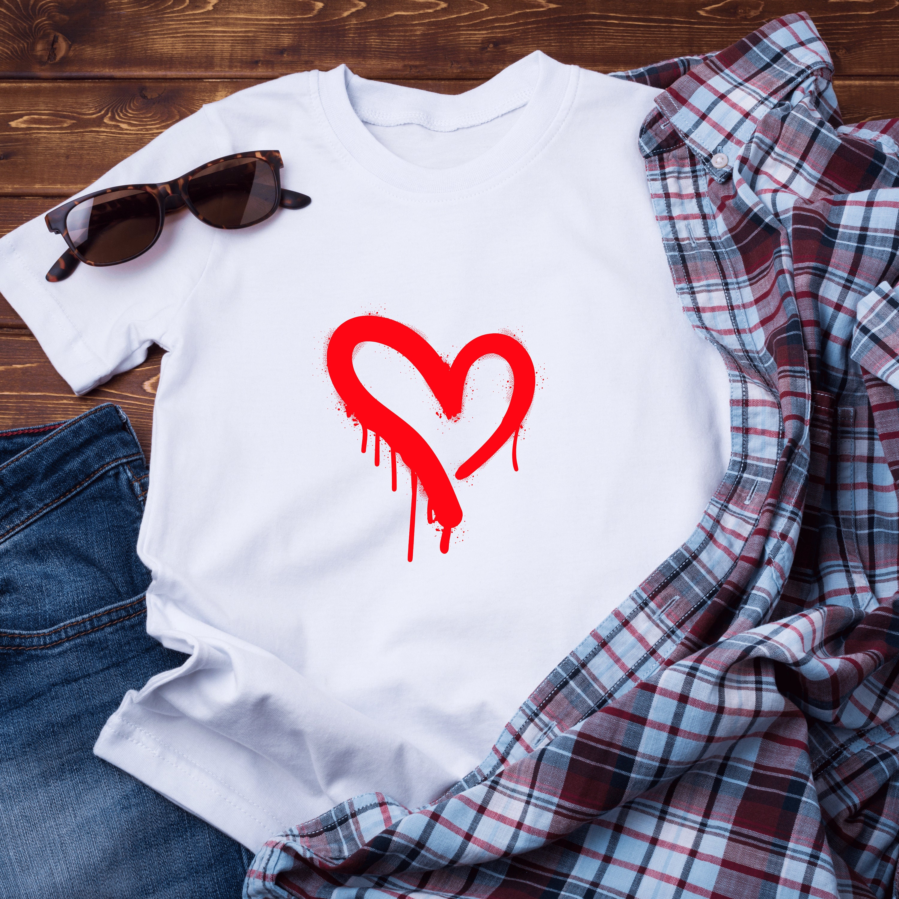 Dripping Heart SVG - Dripping Heart Cut Files - Dripping SVG - 15 ...