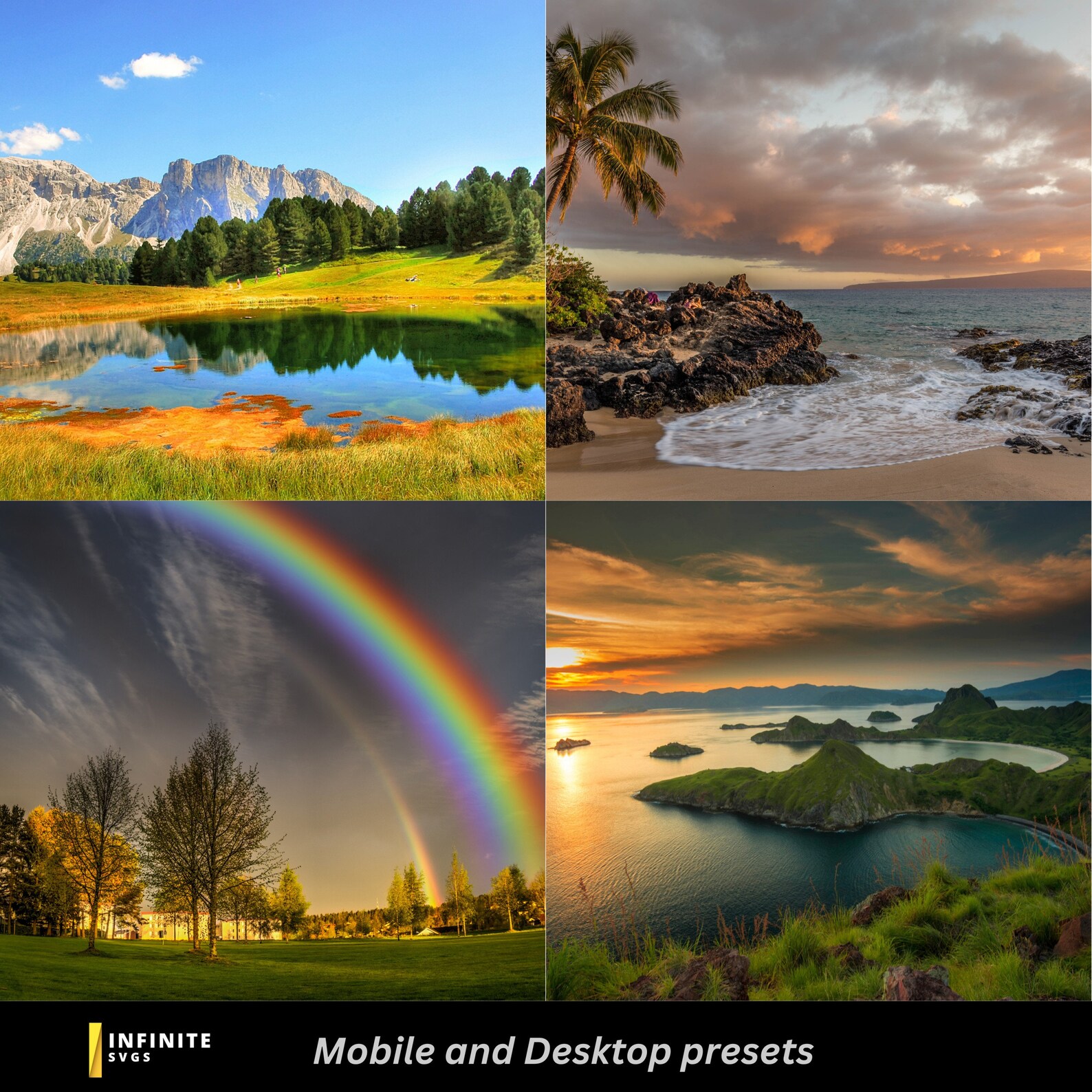 Landscape Lightroom Presets, Nature Preset, Mobile Preset, Landscape ...