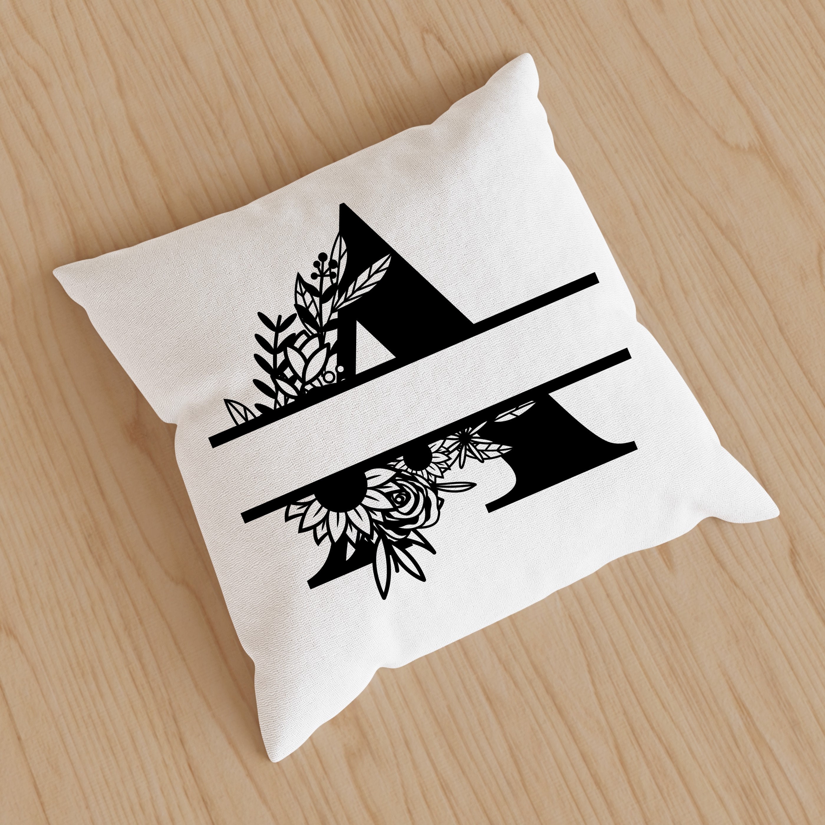 Split Monogram Svg, Split Monogram Svg Letters, Monogram Bundle ...