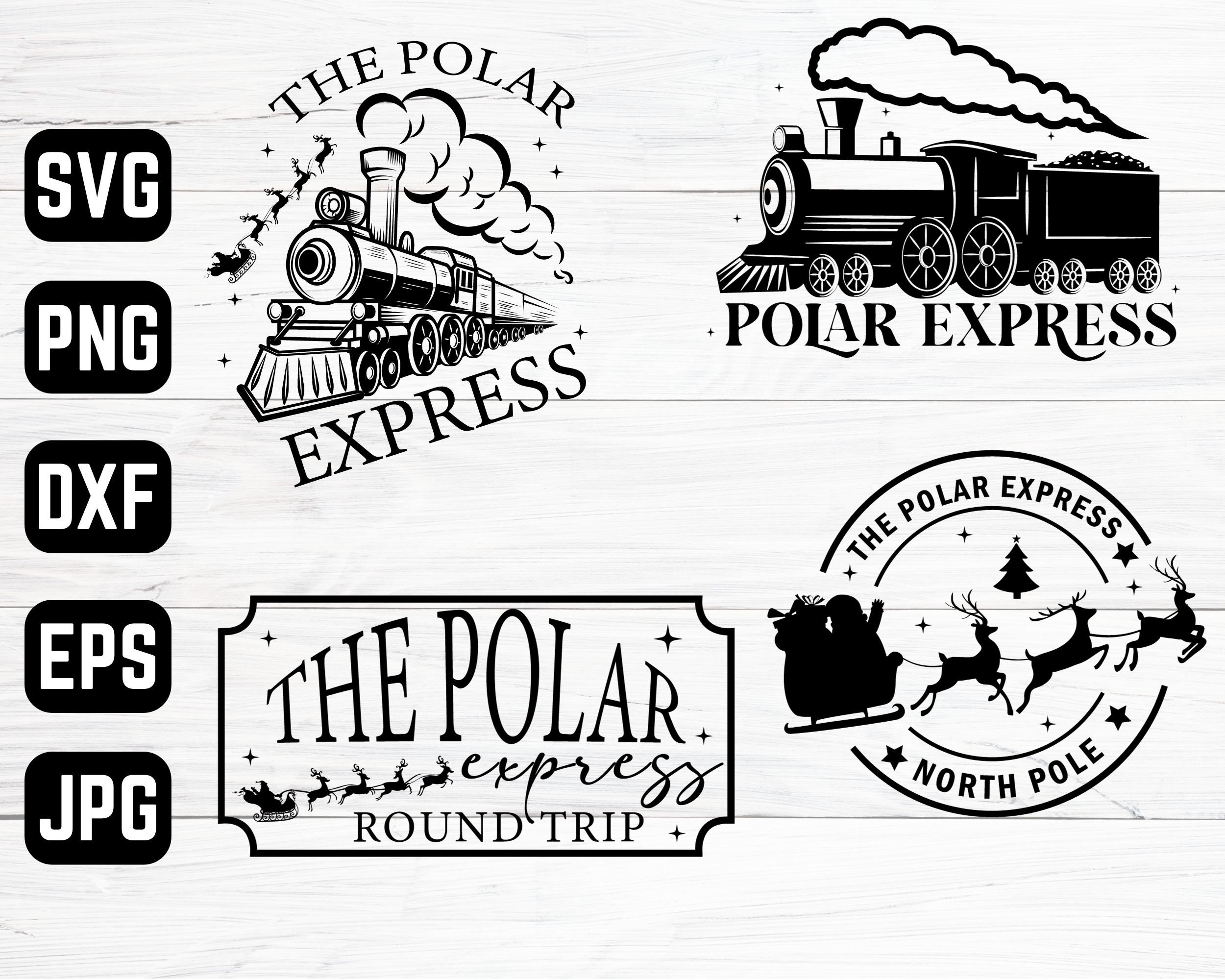 Polar Express Svg Bundle | 12 Design | North Pole Svg | Round Trip ...