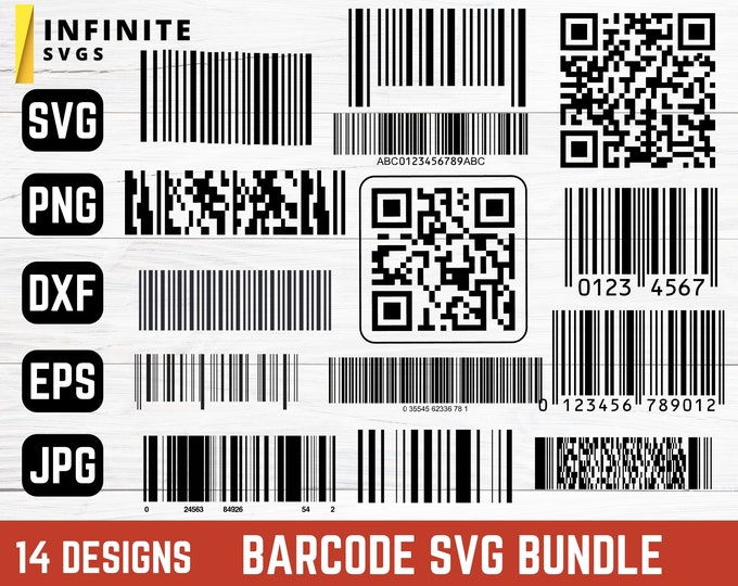 Barcode Scanner Svg, Barcode Clipart, Silhouette Svg, Barcode Svg File, Svg Cut File, Barcode T ...