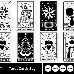 Tarot Cards Svg, Tarot Cards Png, Funny Tarot Cards, Celestial Tarot ...