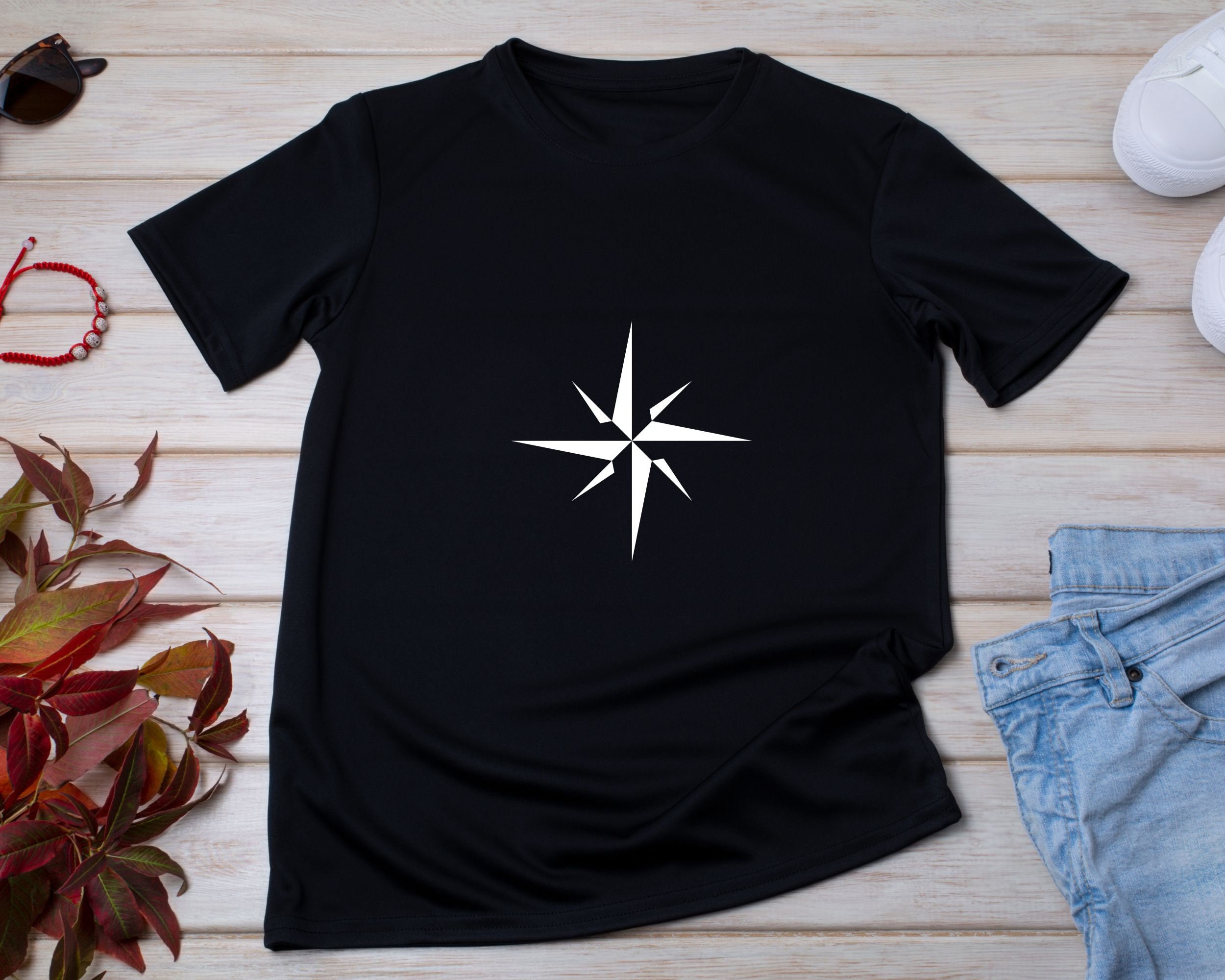 Nautical Star SVG 15 Design Compass Svg Compass Rose Svg Star Outline ...