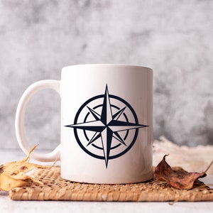 Nautical Star SVG | 15 Design | Compass Svg | Compass Rose Svg | Star ...