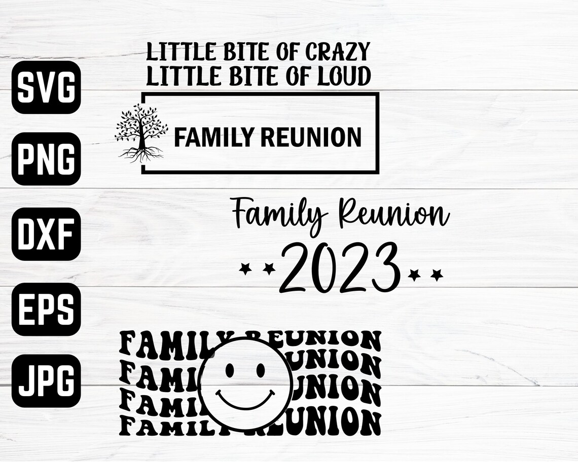 Family Reunion Svg Bundle 15 Design Family Reunion Tree Svg Forever ...