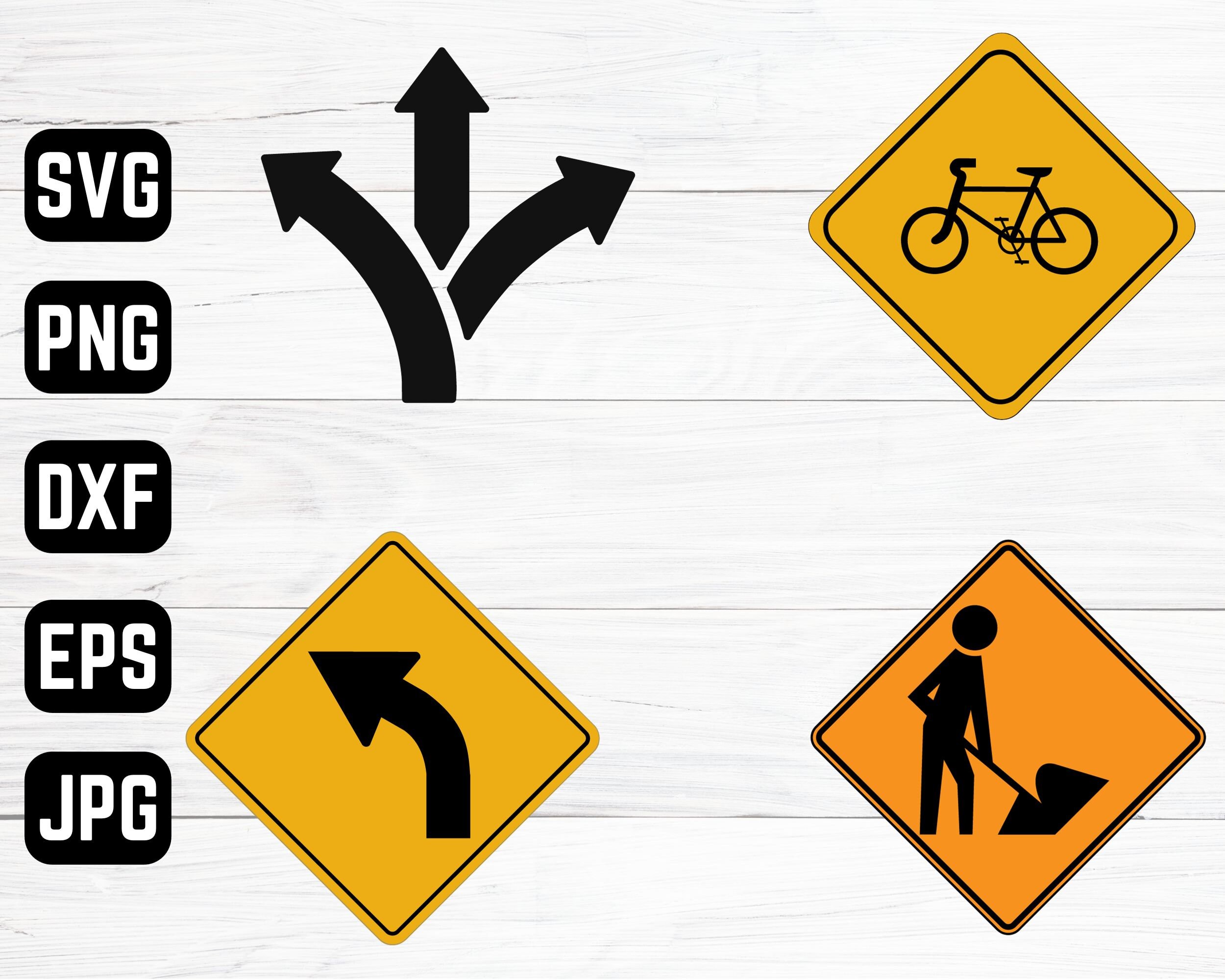 Road Sign Svg 15 Design Road/traffic Clipart Stop No Parking Street ...