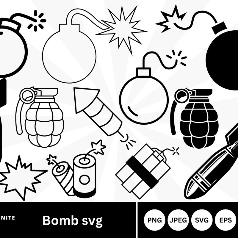 Bomb Svg - Etsy