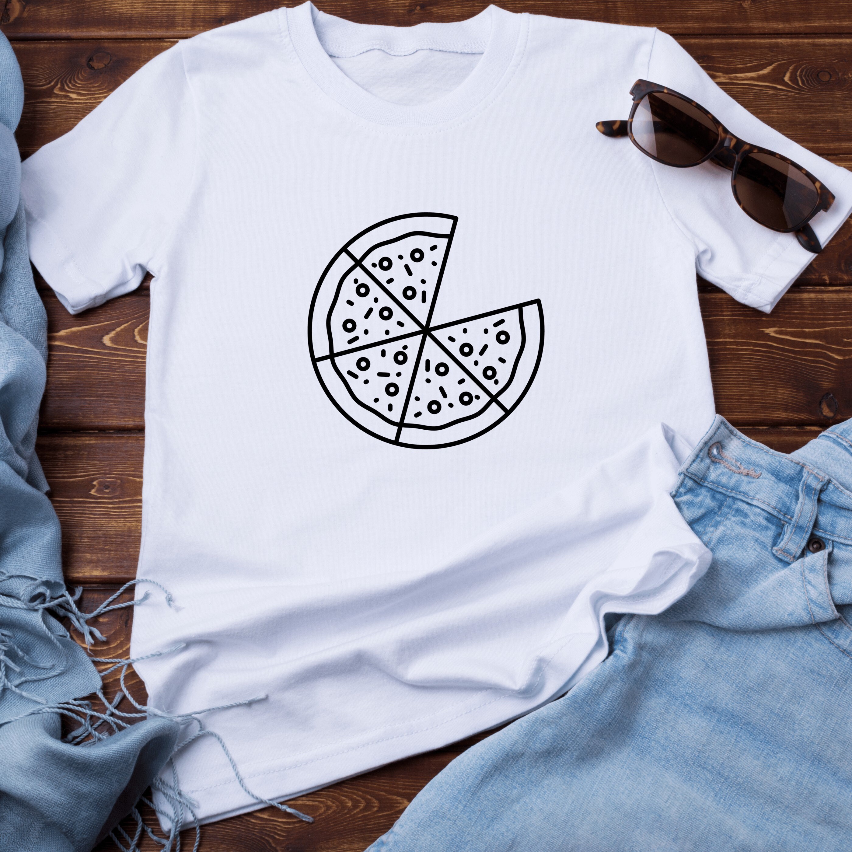 Pizza Svg, Pizza Clipart, Pizza Silhouette, Pizza T-shirt, Pizza Cricut ...