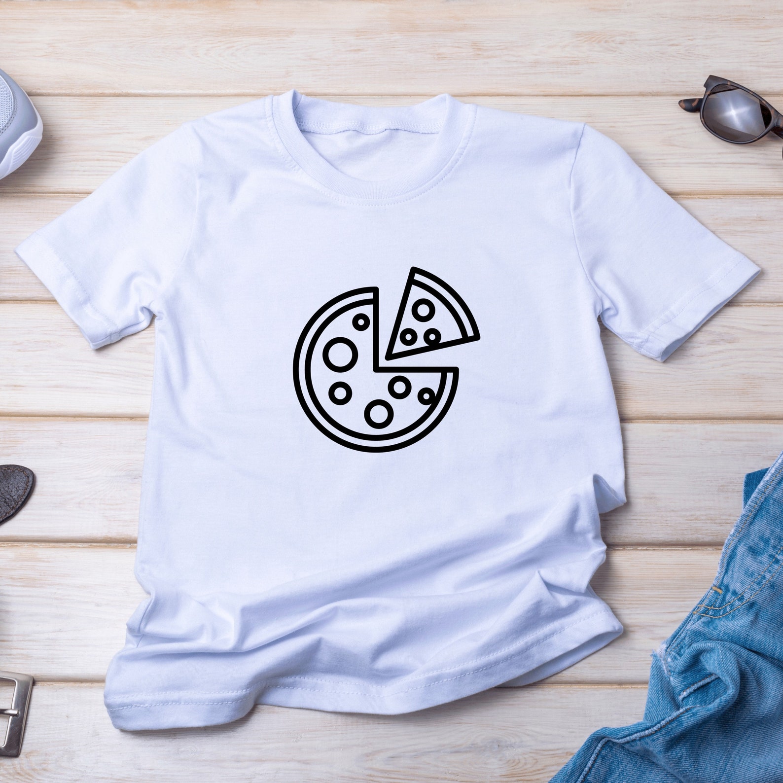 Pizza Svg, Pizza Clipart, Pizza Silhouette, Pizza T-shirt, Pizza Cricut ...