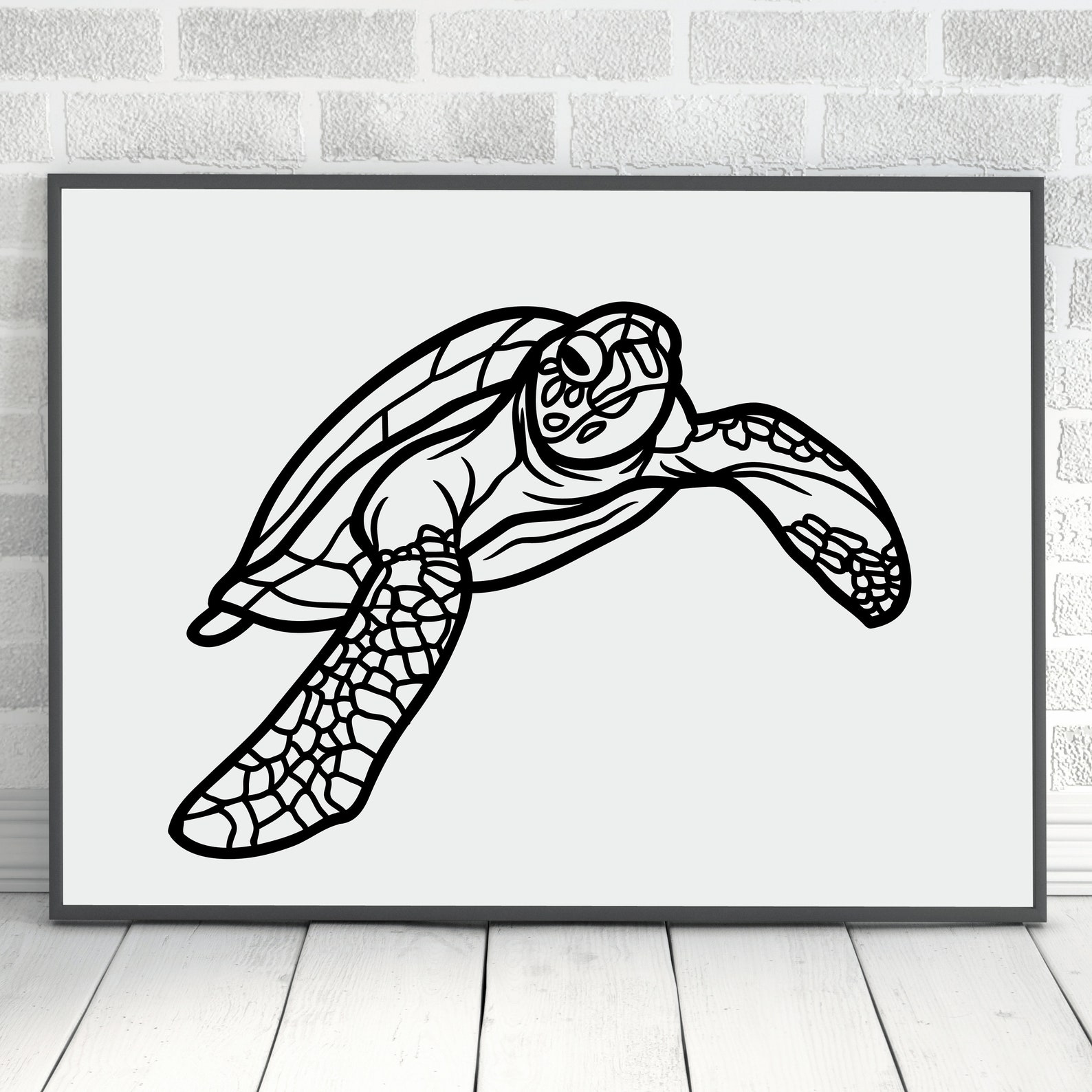 Sea Turtle Svg 16 Design Sea Turtle Svg Layered Sea Turtle Vector ...