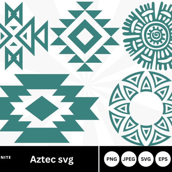 Aztec Ornament Svg - Etsy