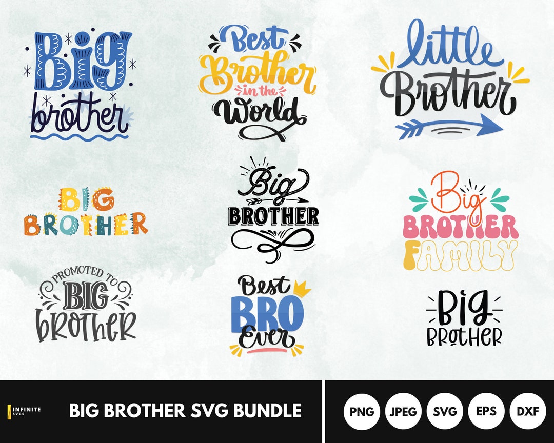 Big Brother Svg - Promoted to Big Brother Svg - Little Brother Svg ...