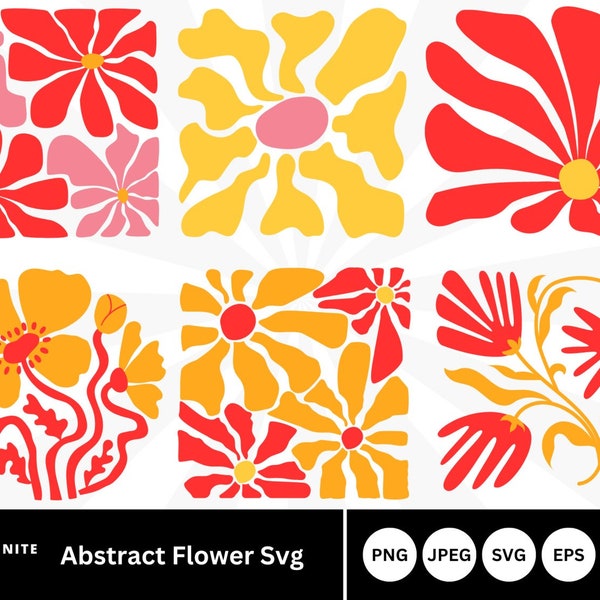 Floral Abstract - Etsy