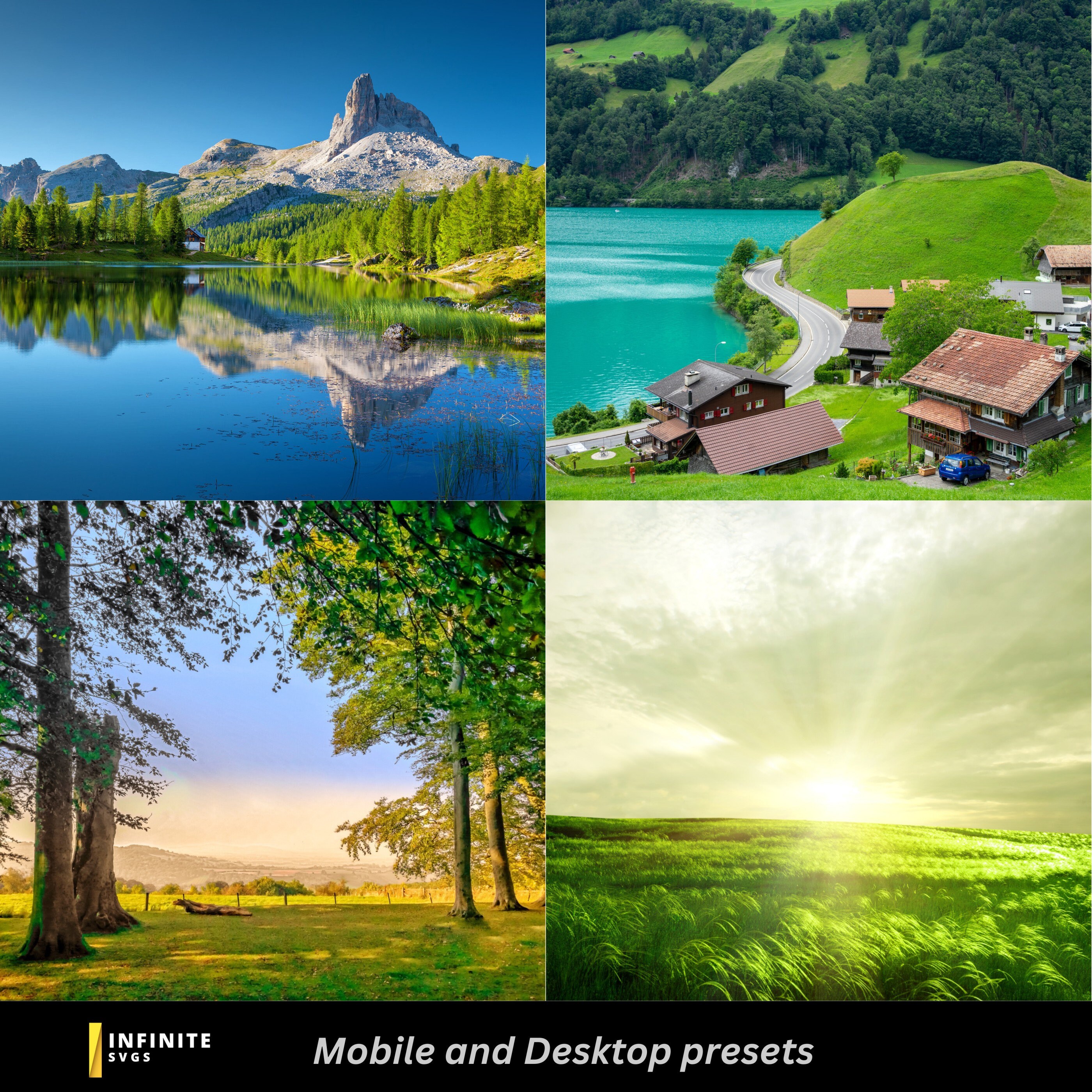 Landscape Lightroom Presets, Nature Preset, Mobile Preset, Landscape ...