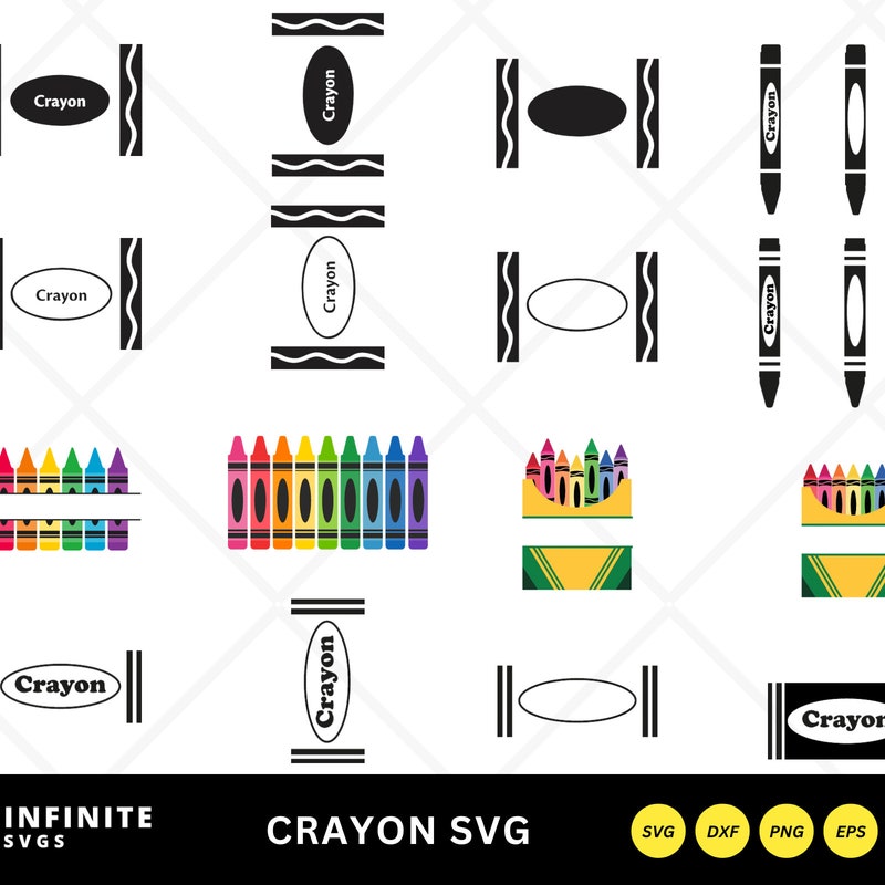 Crayola Svg - Etsy