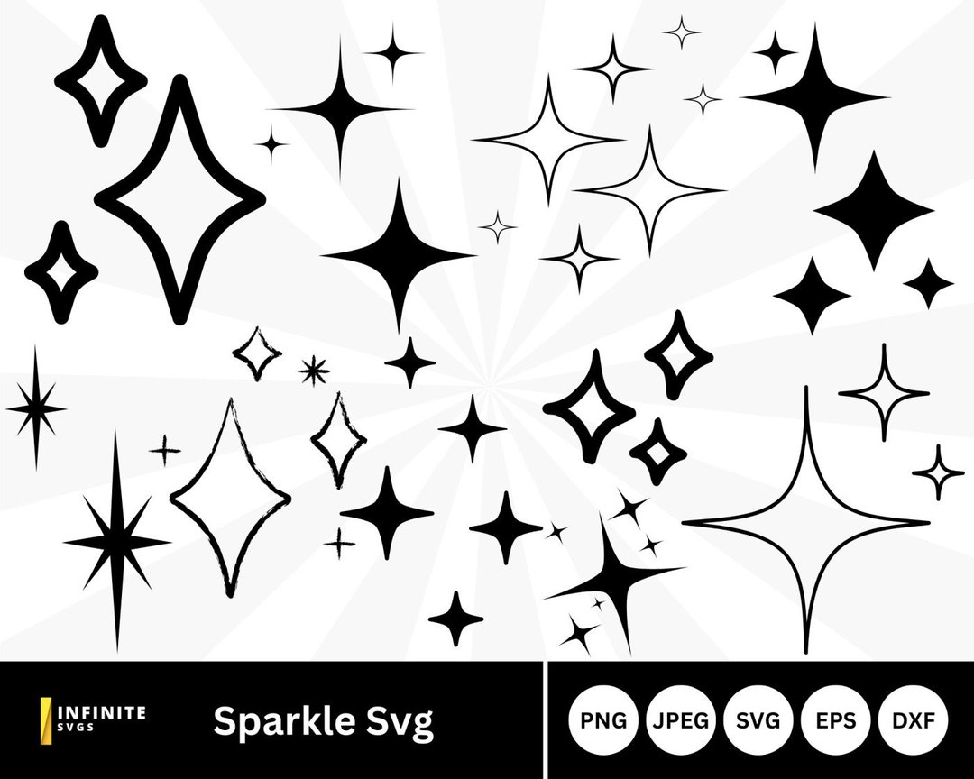Sparkle Svg, Sparkle Star Svg, Star Svg, Sparkle Clipart, Sparkle Png, Star Clipart, Twinkle ...