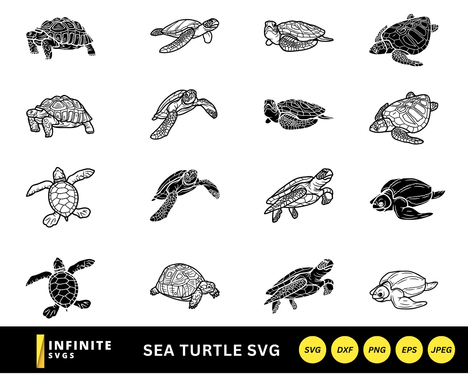 Sea Turtle Svg 16 Design Sea Turtle Svg Layered Sea Turtle Vector ...
