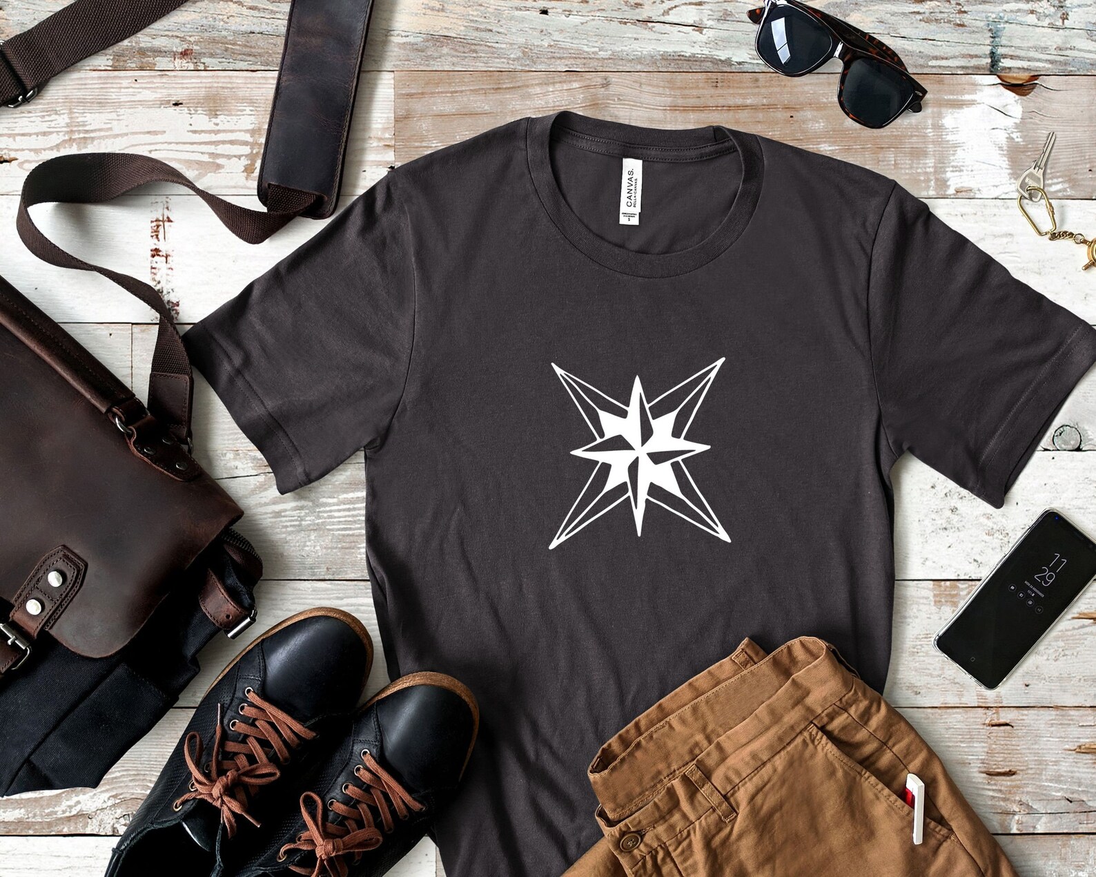 Nautical Star SVG | 15 Design | Compass Svg | Compass Rose Svg | Star ...