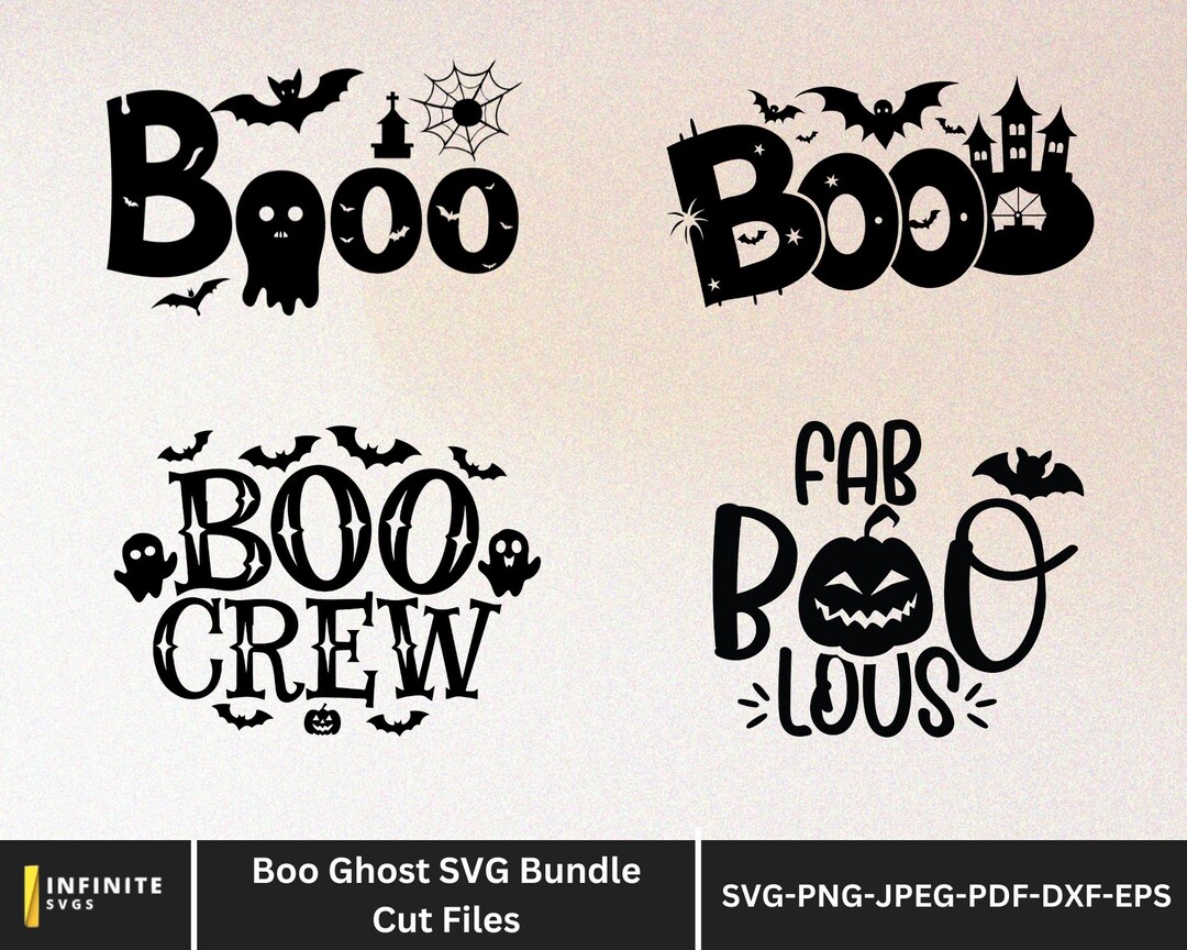 Boo Svg - Boo Ghost Svg - Halloween Svg - Baby Ghost Svg - Pumpkin Svg ...